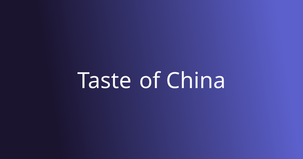 Best Chinese in West Warwick, RI | Taste of China | Order Online